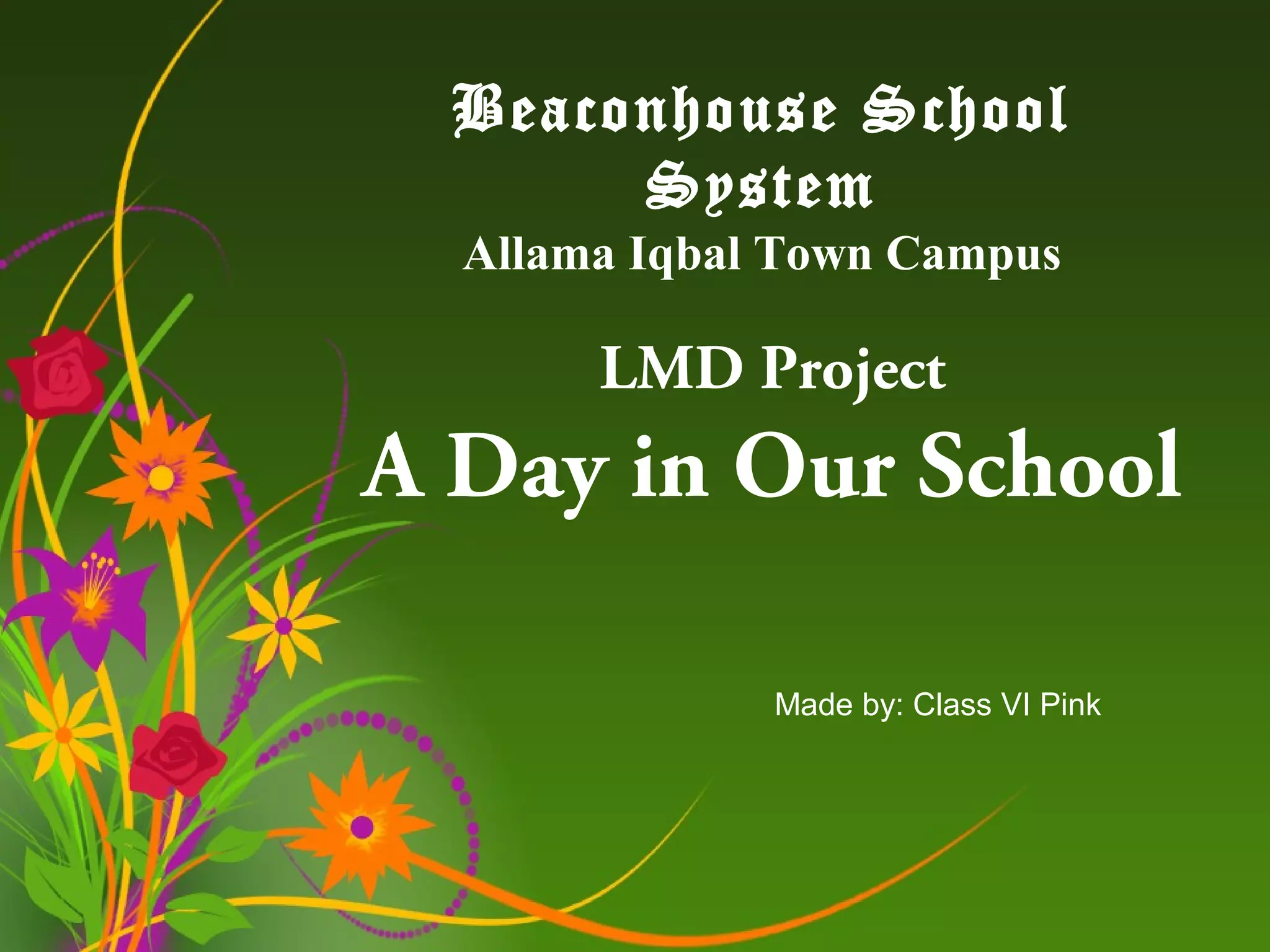 Introduction of school and class | PPT