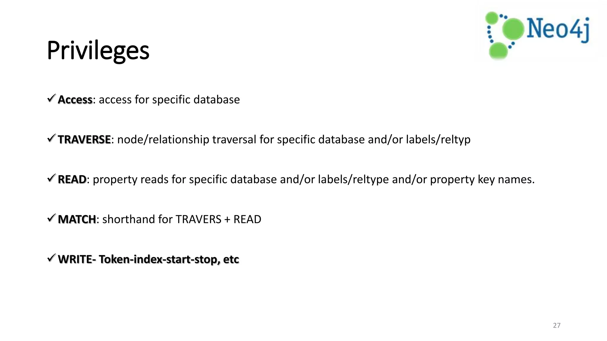 Introduction of security in neo4j database | PPT