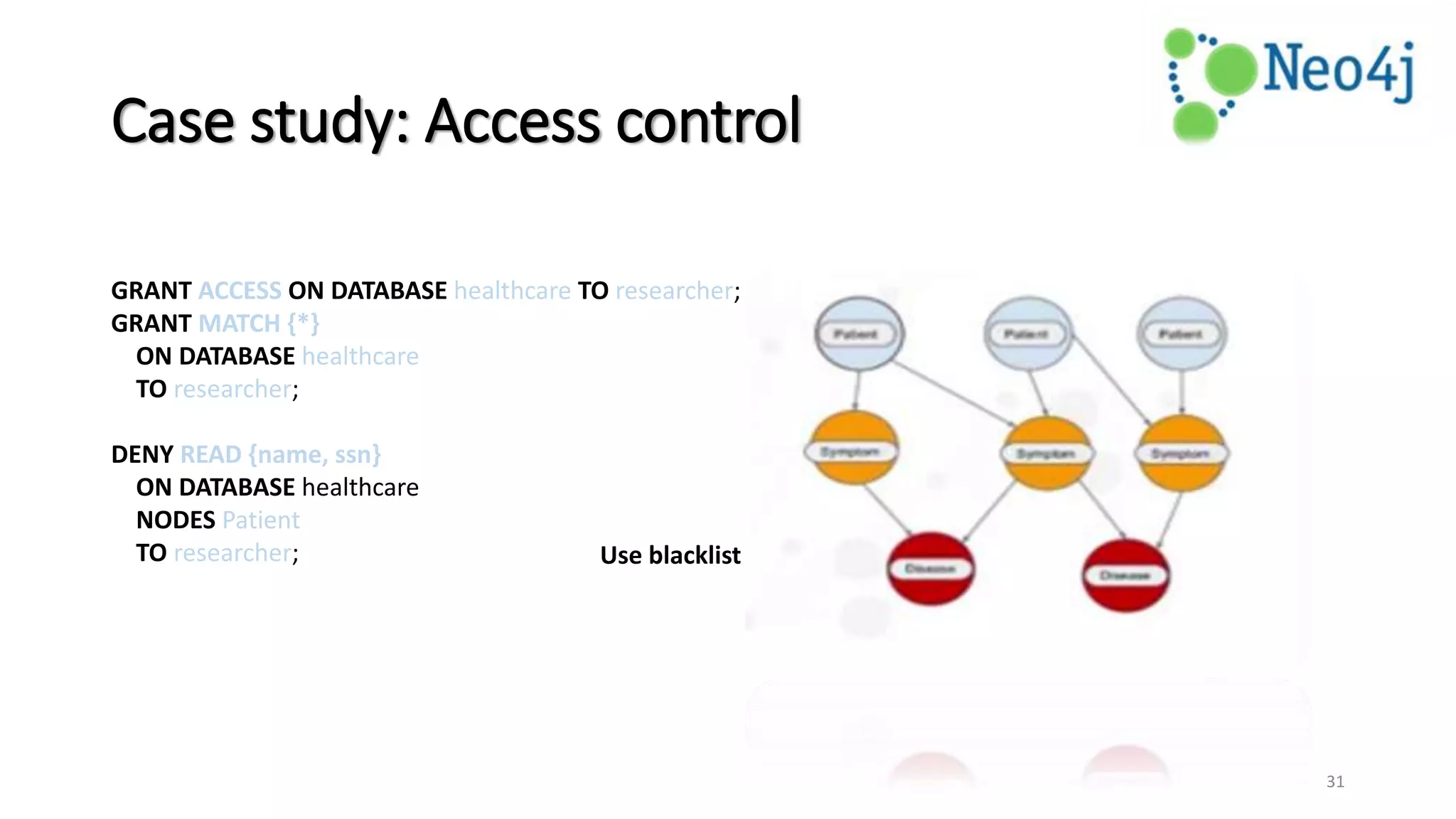 Introduction of security in neo4j database | PPT