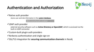 Introduction of security in neo4j database | PPT