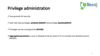 Introduction of security in neo4j database | PPT