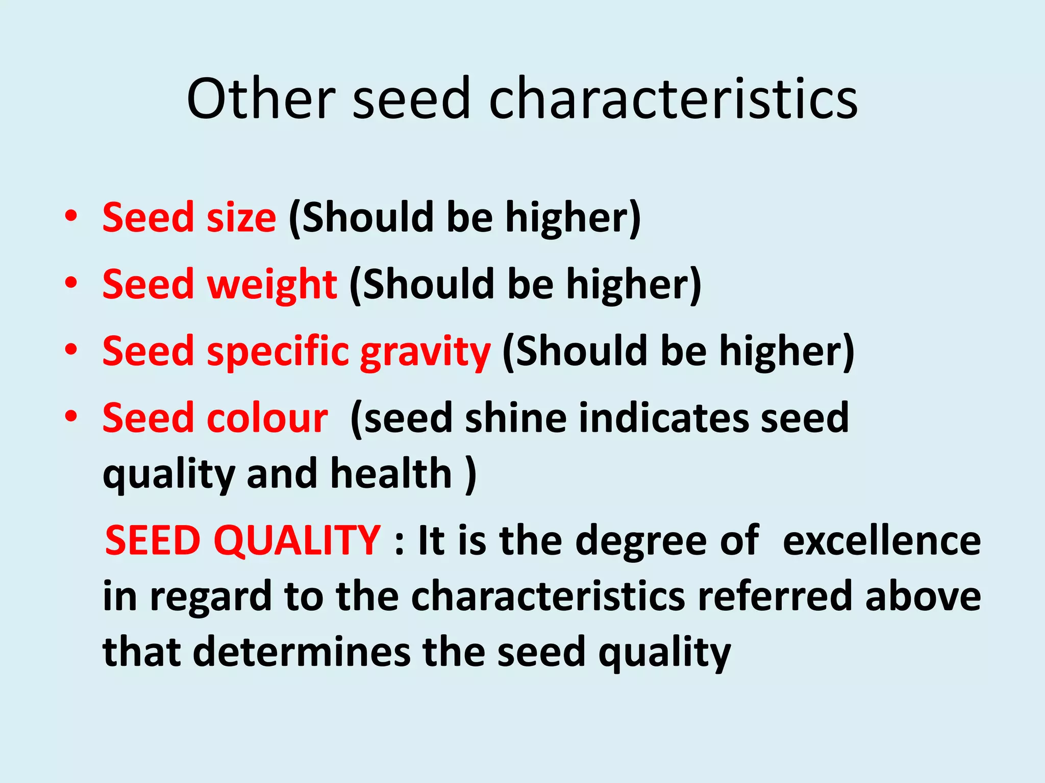 Introduction of seed production | PPTX
