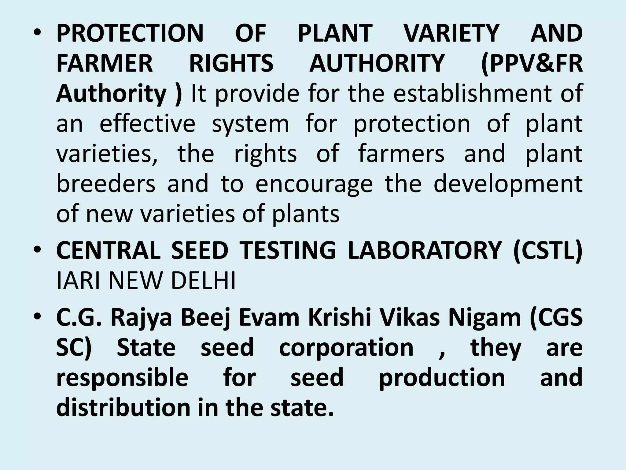 Introduction of seed production | PPTX