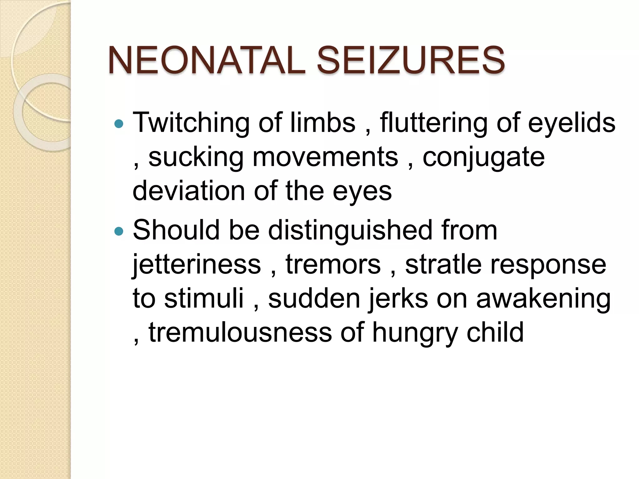 Introduction of seizures and seizure mimicking disorders | PPTX
