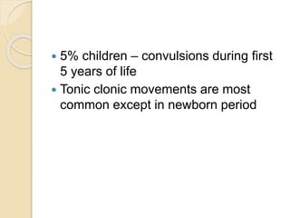 Introduction of seizures and seizure mimicking disorders | PPTX