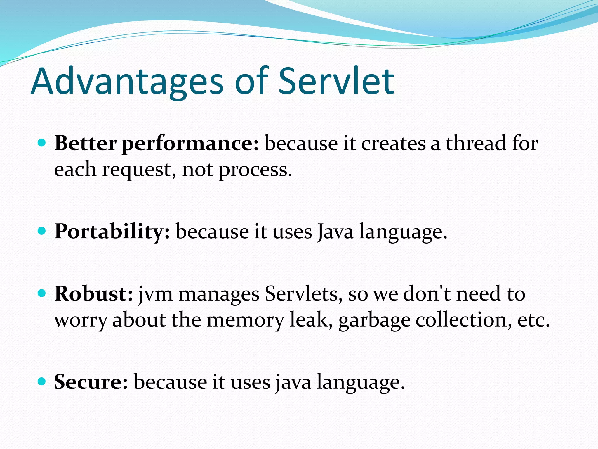 Introduction of servlet | PPTX
