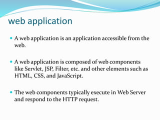 Introduction of servlet | PPTX
