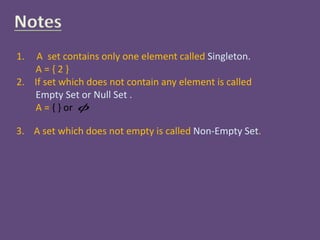 Introduction of set | PPTX