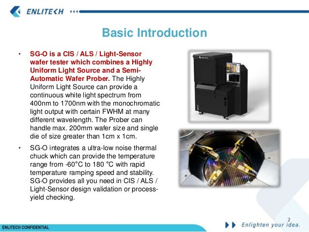 Introduction of SG-O CIS / ALS / Light-Sensor Wafer Tester | PPTX