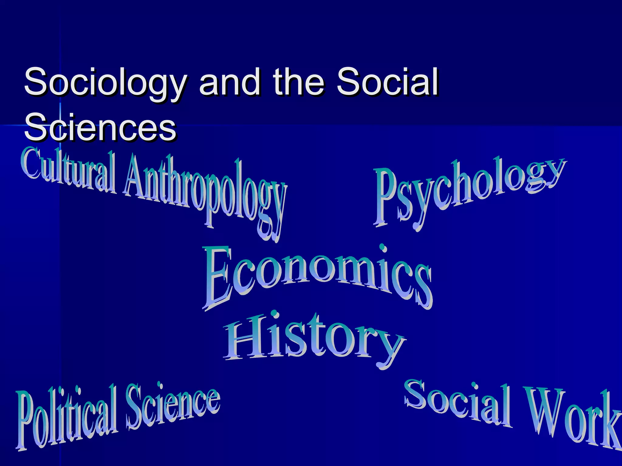 Introduction of sociology | PPT