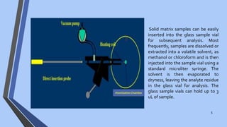 Introduction of solid sample by monia | PPT