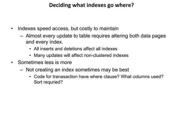 Introduction of sql server indexing | PPTX