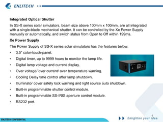 Introduction of SS-X Solar Simulator | PPTX