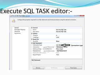 Introduction of ssis | PPTX