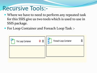 Introduction of ssis | PPTX