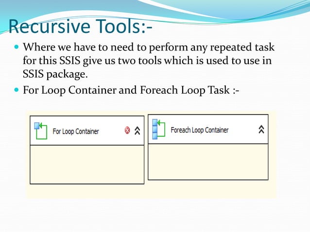 Introduction of ssis | PPTX | Databases | Computer Software and Applications
