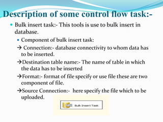 Introduction of ssis | PPTX