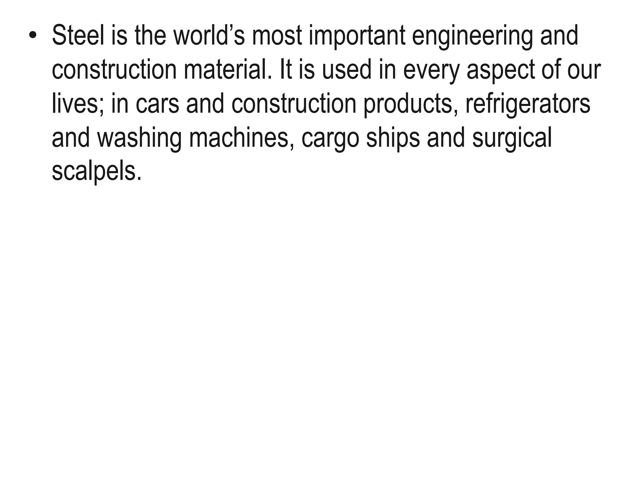 introduction of steel making types , classification | PPTX