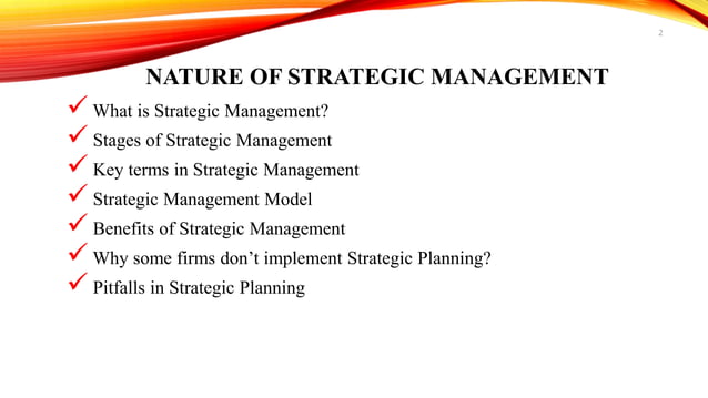 Introduction of Strategic Management.pptx | Business Administration ...