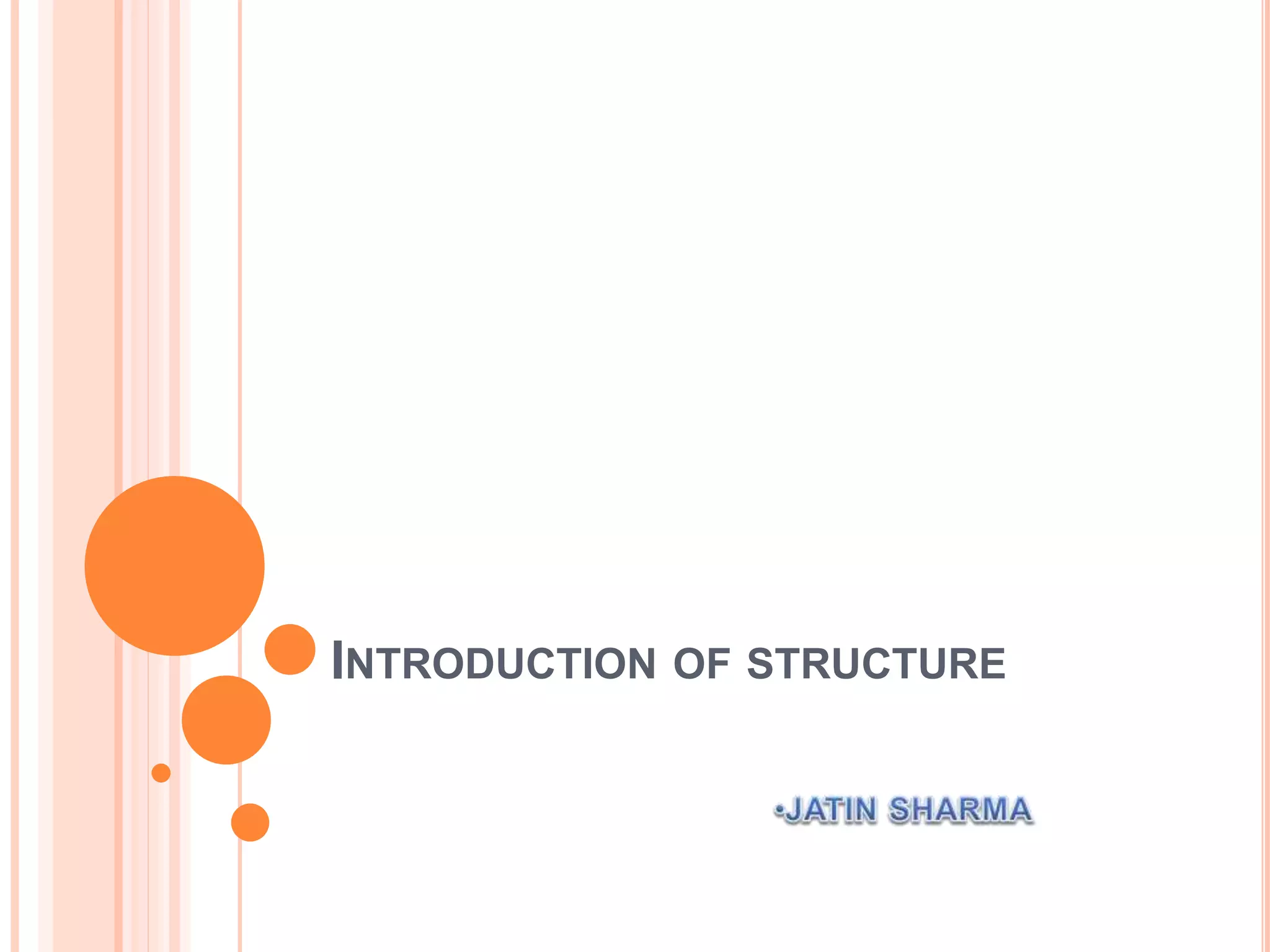 Introduction of structure | PPT