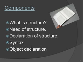 Introduction of structure (2) | PPTX