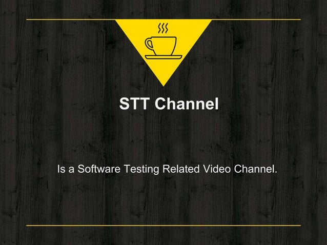 Introduction of stt channel | PPT