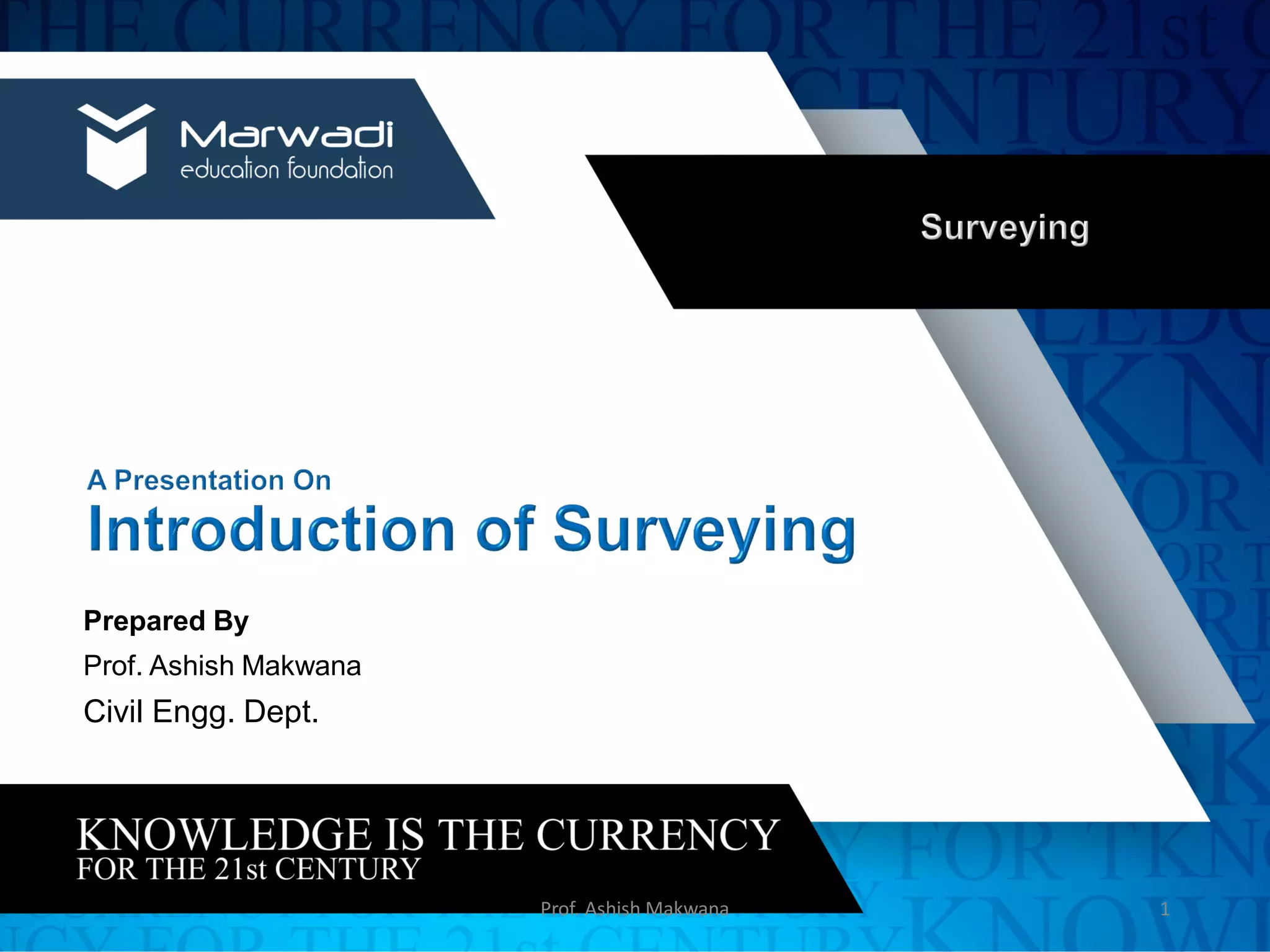 Introduction of surveying_Surveying, Civil Engineering | PDF