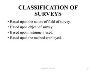 Introduction of surveying_Surveying, Civil Engineering | PPT