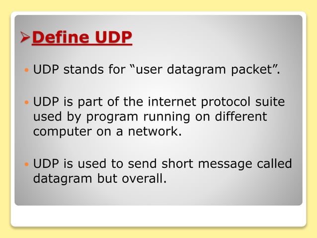 Introduction Of Tcp Ip And Udp Ppt