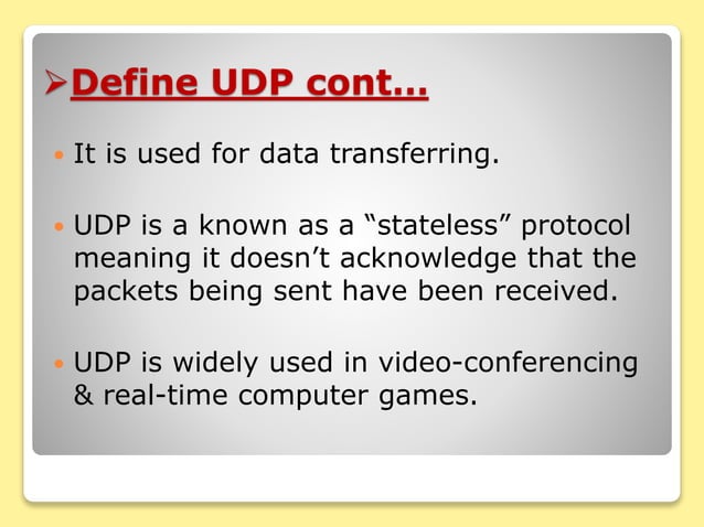 Introduction Of Tcp Ip And Udp Ppt