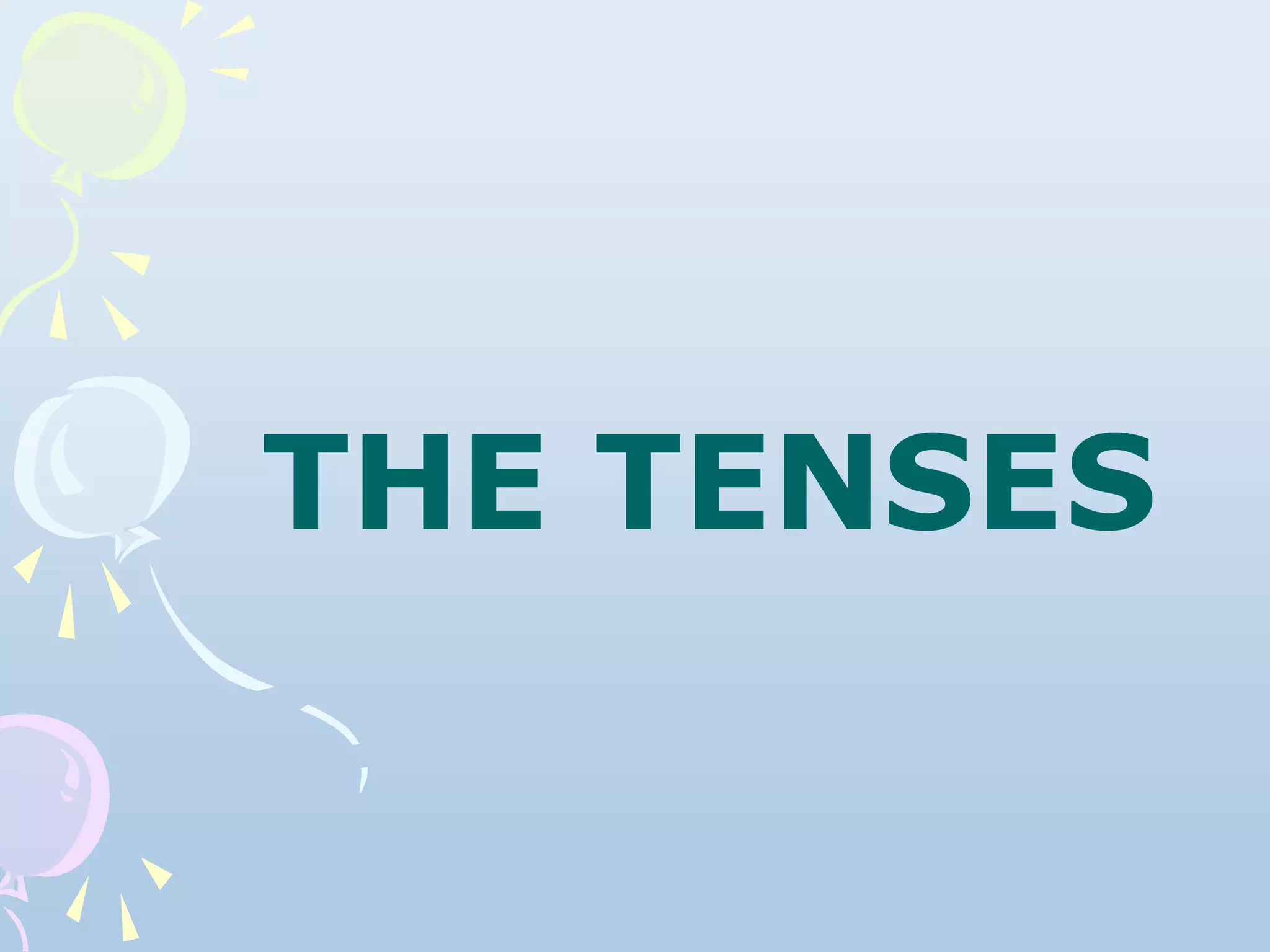 Introduction of tenses 01 | PPTX