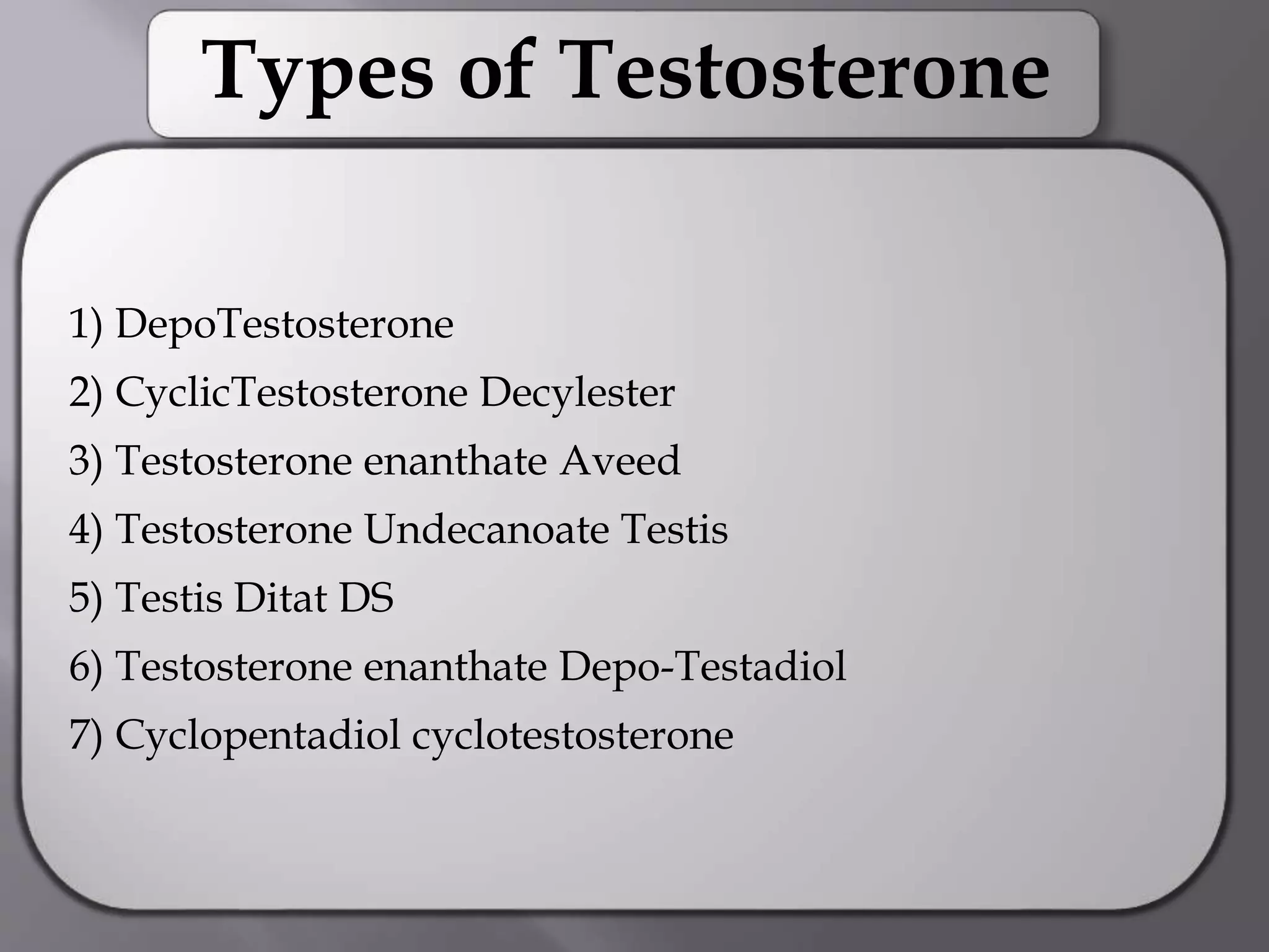Introduction of testosterone | PPTX