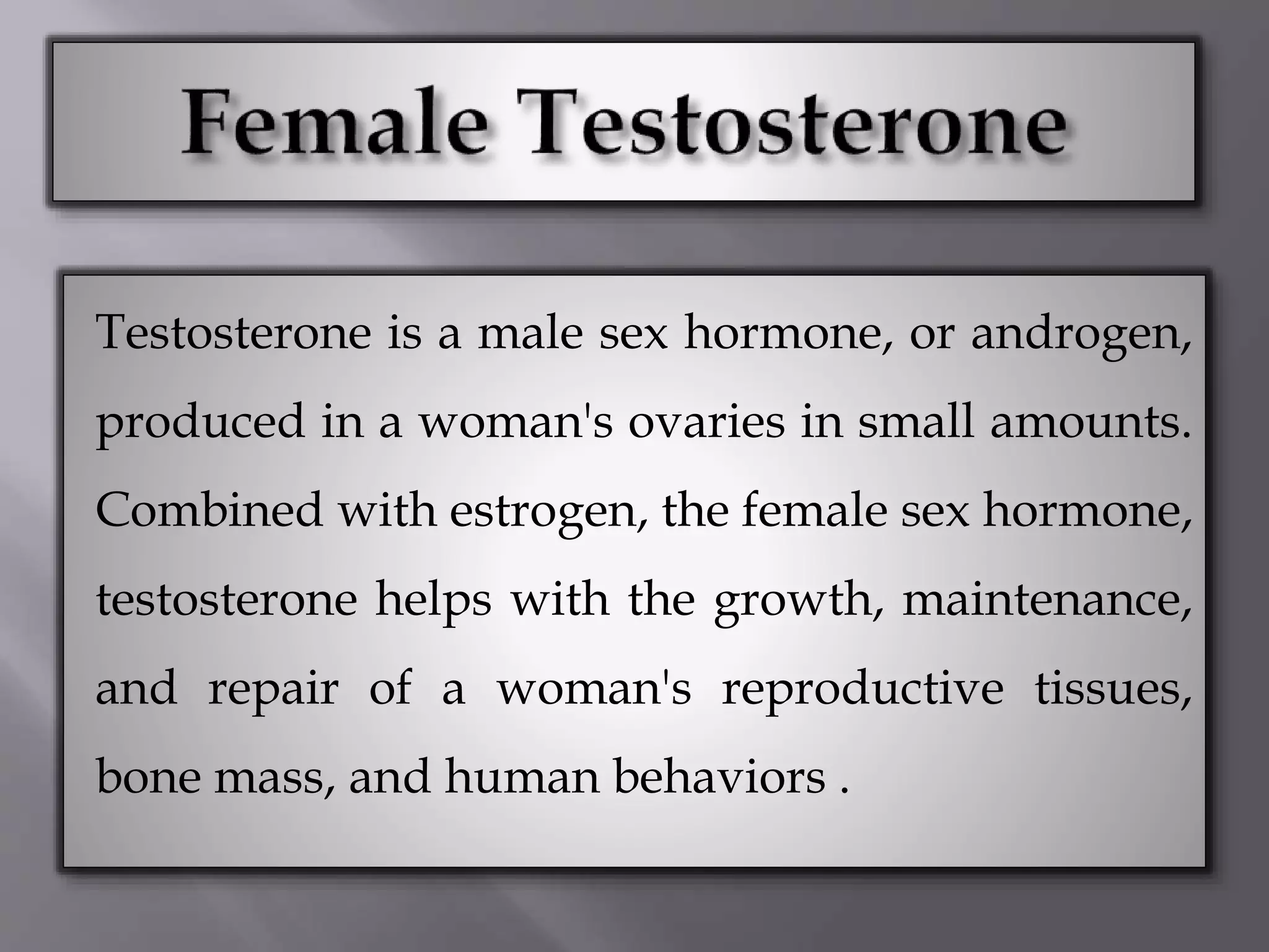 Introduction of testosterone | PPTX