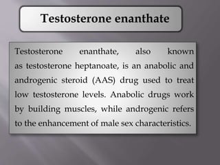 Introduction of testosterone | PPTX