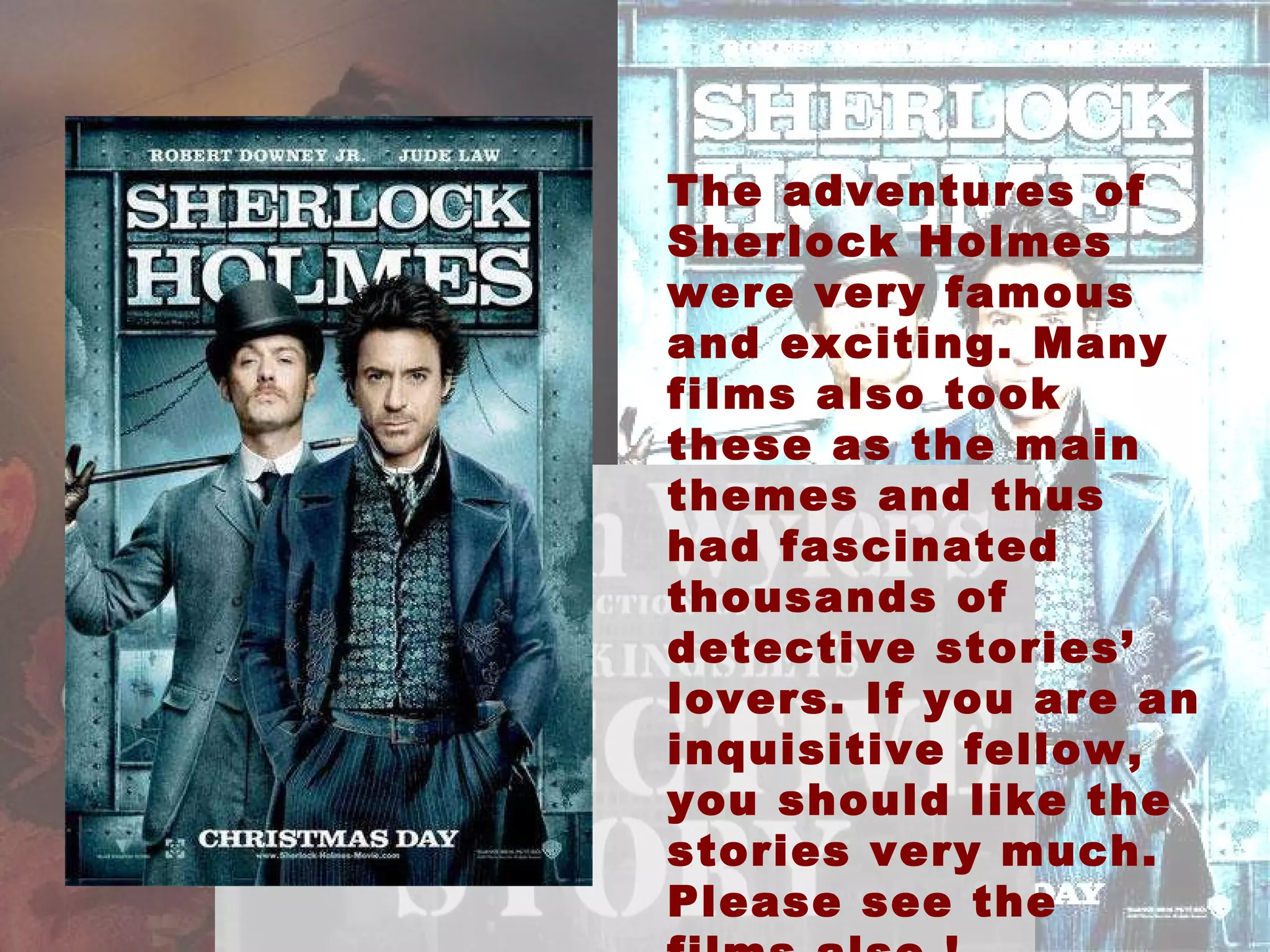 Introduction of the detective stories | PPT