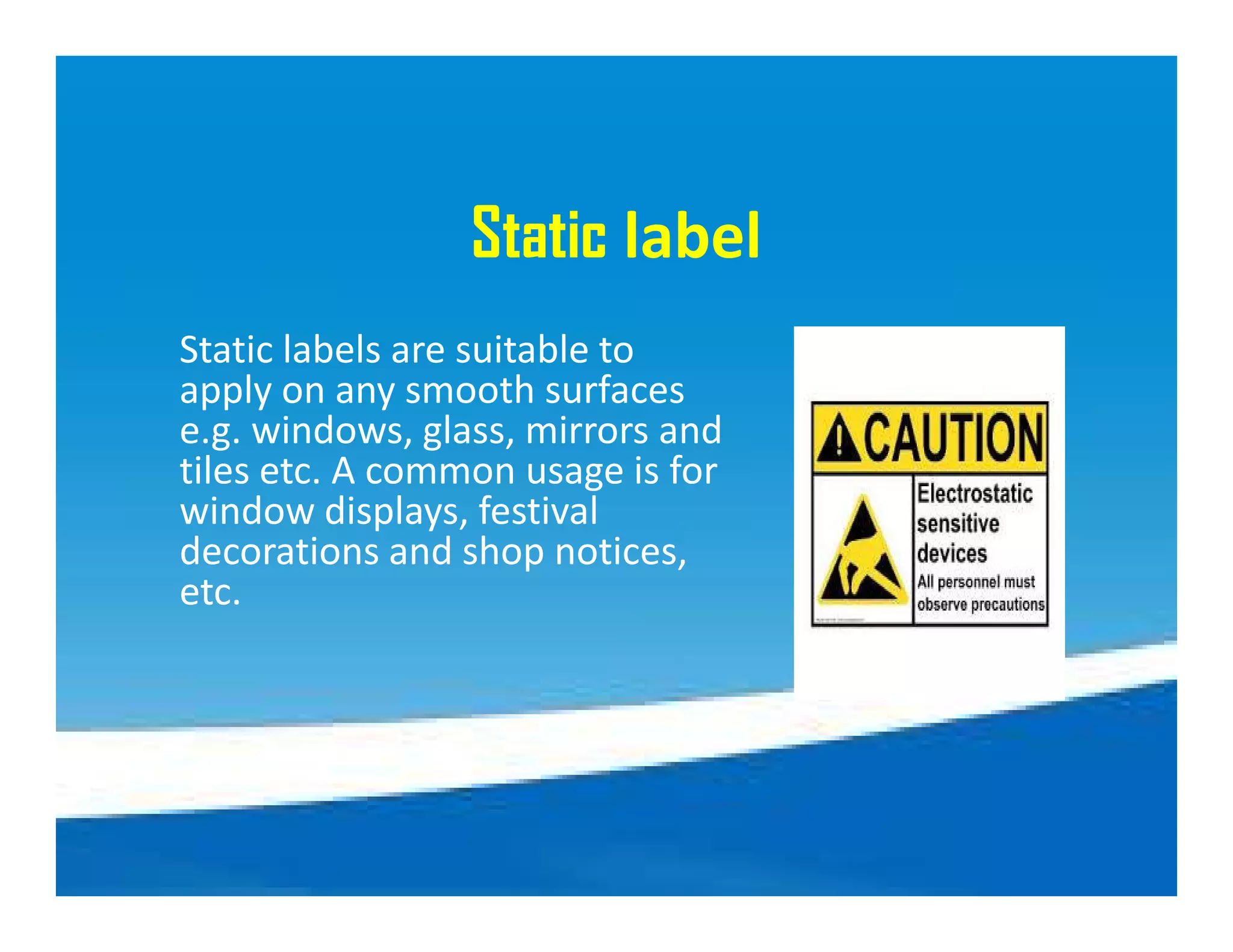 Introduction of the labels | PDF