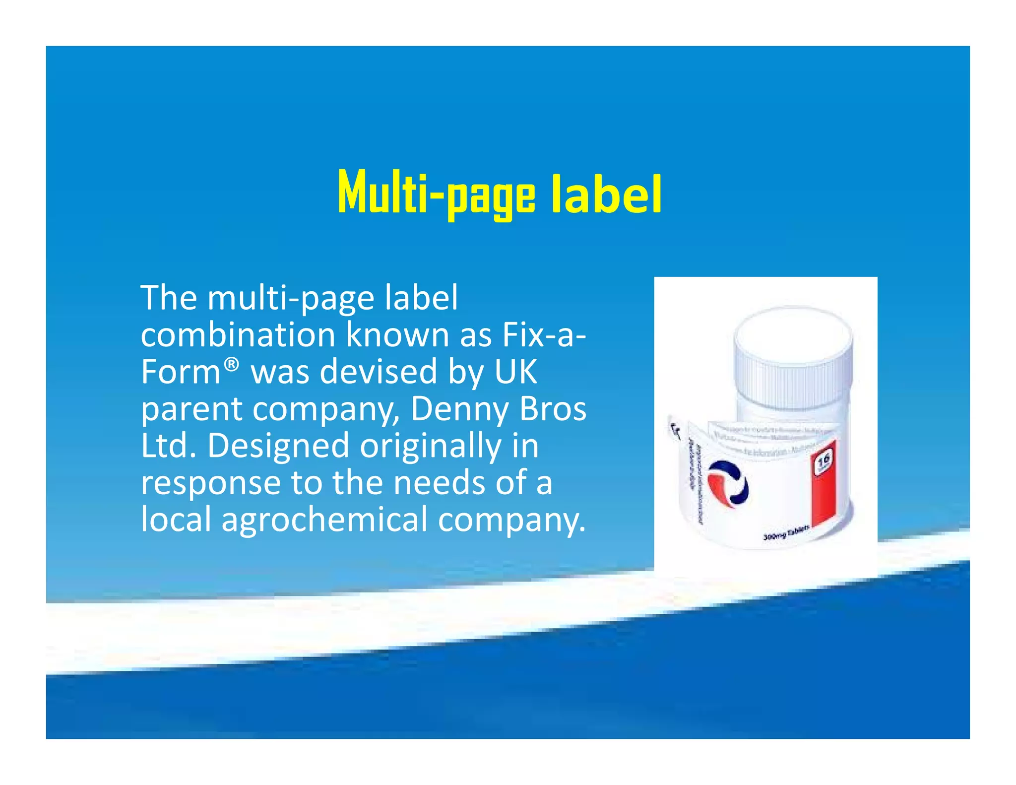 Introduction of the labels | PDF
