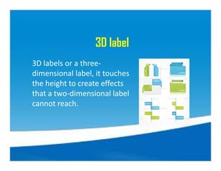 Introduction of the labels | PDF