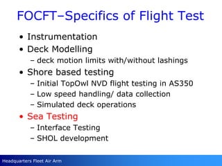 Introduction of the mrh90 helicopter and top owl helmet for operational ...
