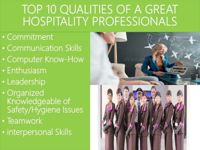 "Tourism & Hospitality Industry and Professionalism” | PPTX