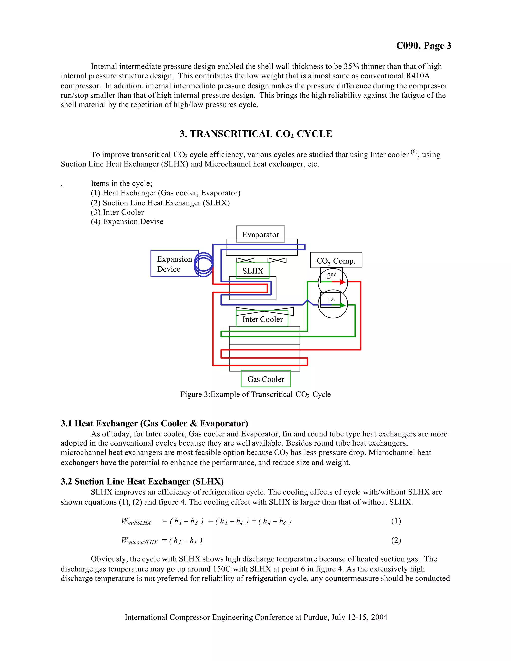 Introduction Of Transcritical Refrigeration Cycle Utilizing Co2 A Pdf