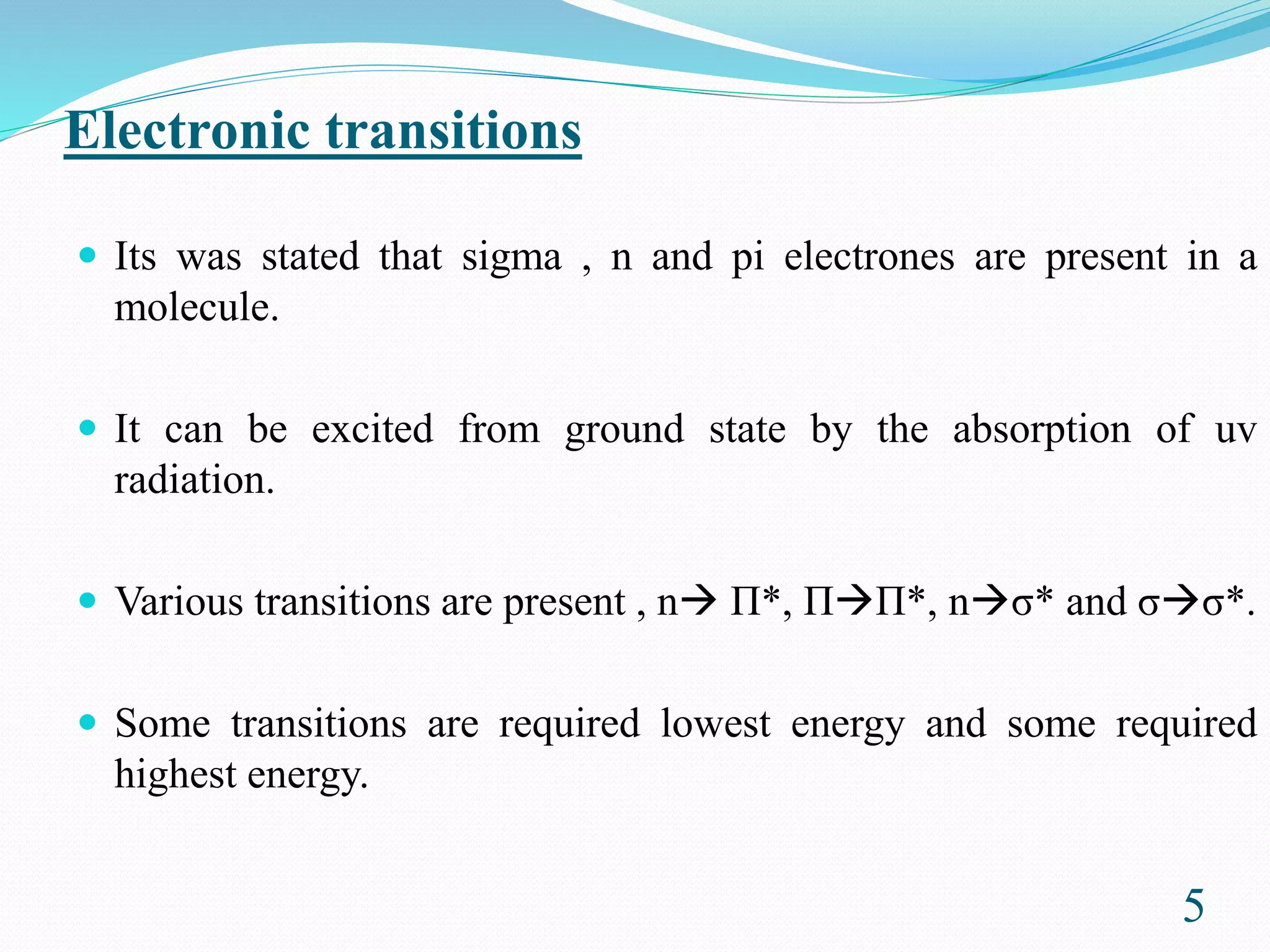 Introduction of uv and visible spectroscopy | PPTX