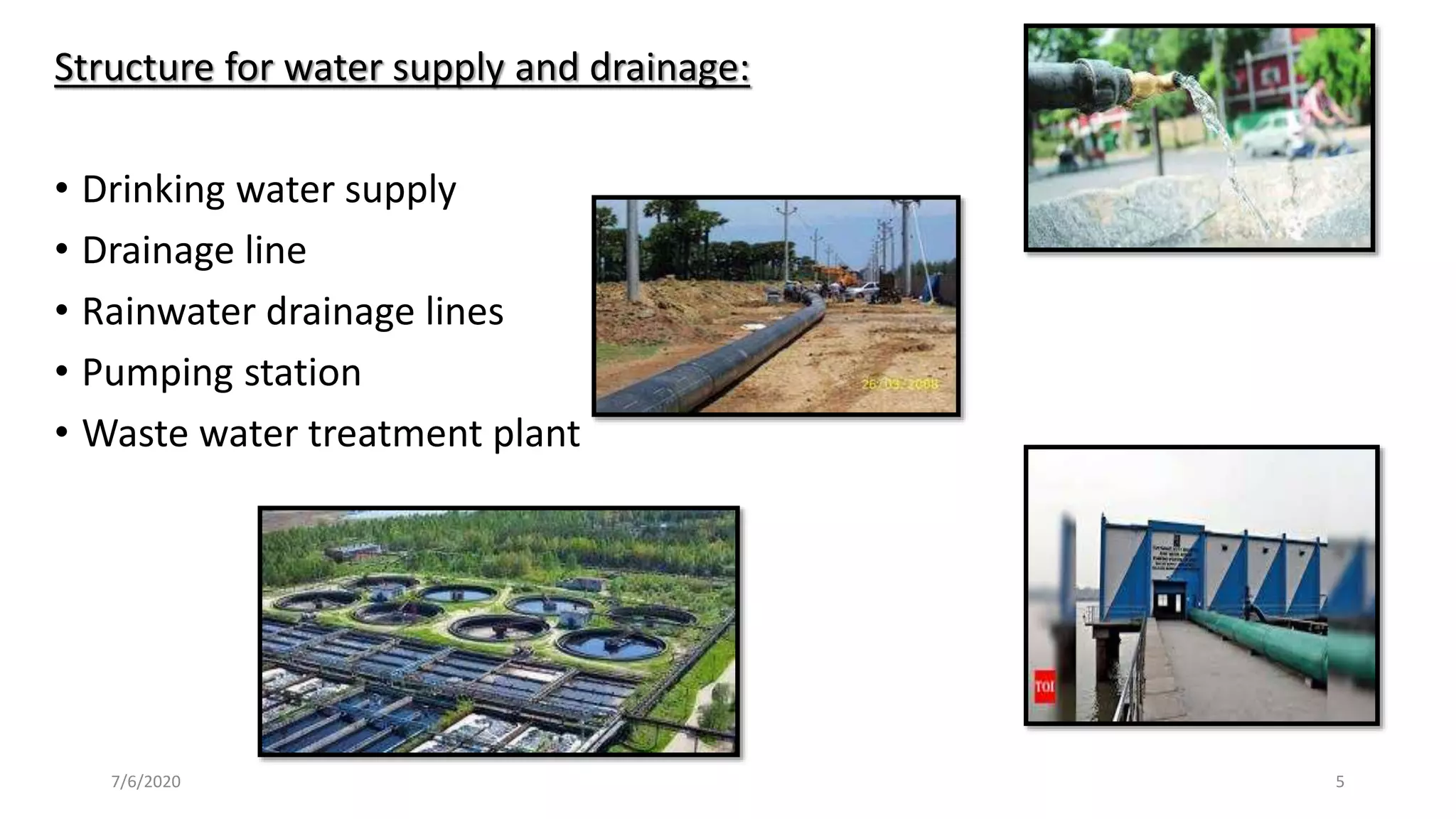 Introduction of various civil engineering structures | PPTX