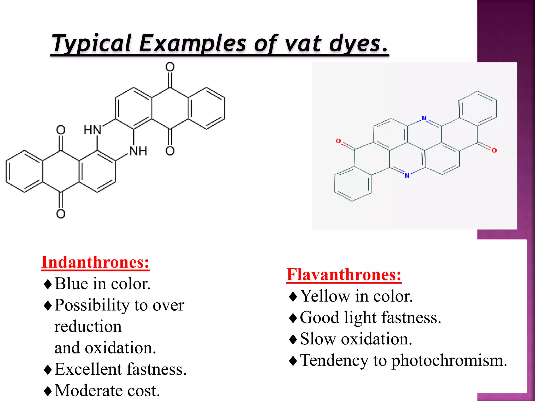 Introduction of vat dye /Some knowledge for Vat dyes. | PPTX