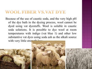 Introduction of vat dye /Some knowledge for Vat dyes. | PPTX
