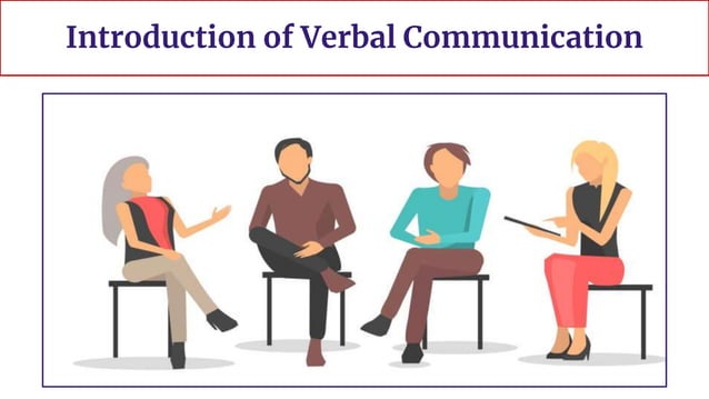 Introduction of verbal communication | PPT