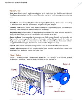 Introduction of weaving | PDF