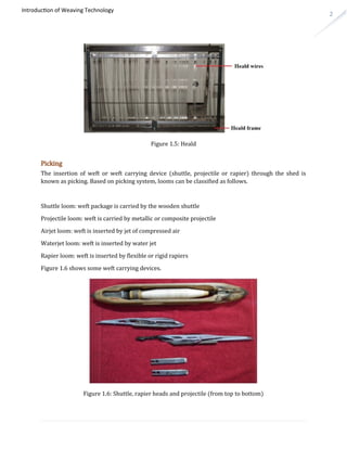 Introduction of weaving | PDF