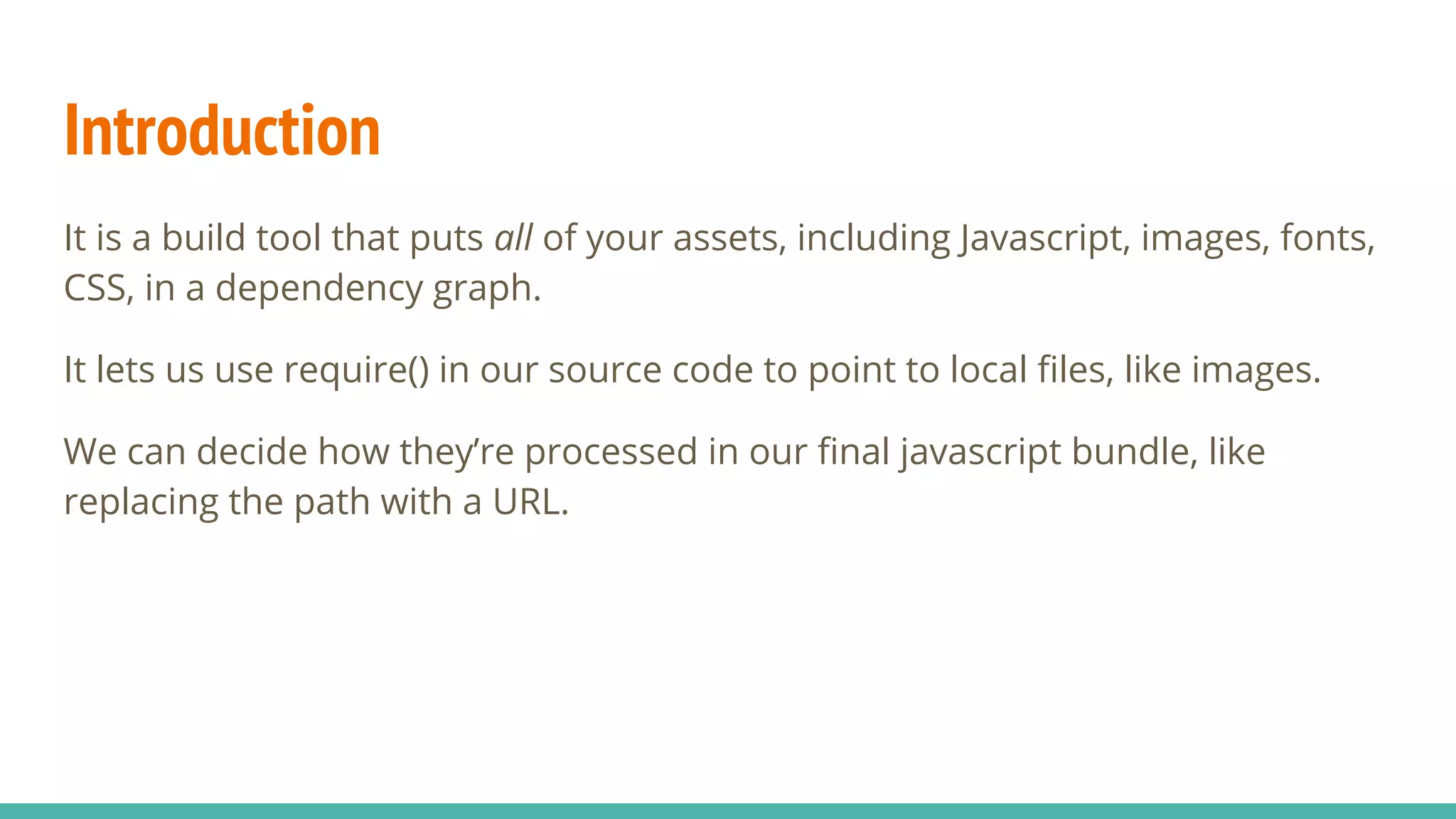 Introduction of webpack 4 | PPT
