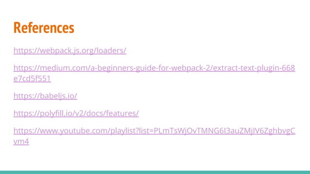 Introduction of webpack 4 | PPT
